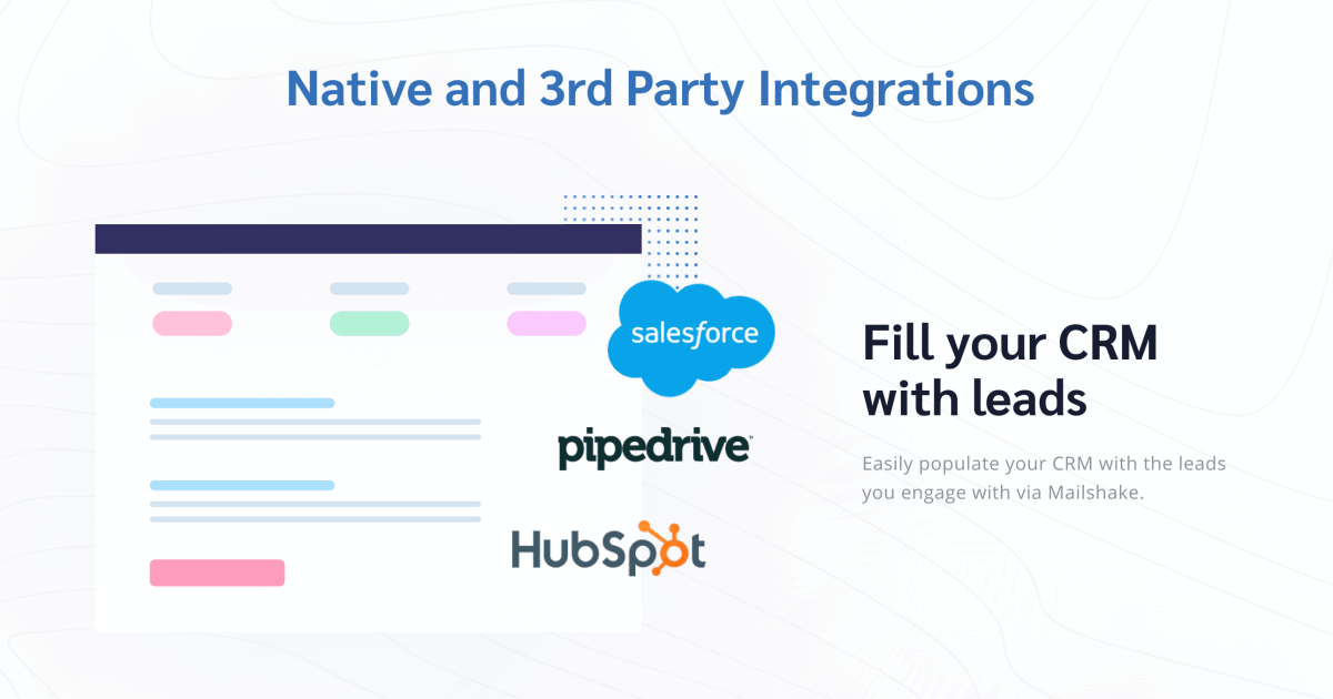 Mailshake Integrations (Native and 3rd Party)